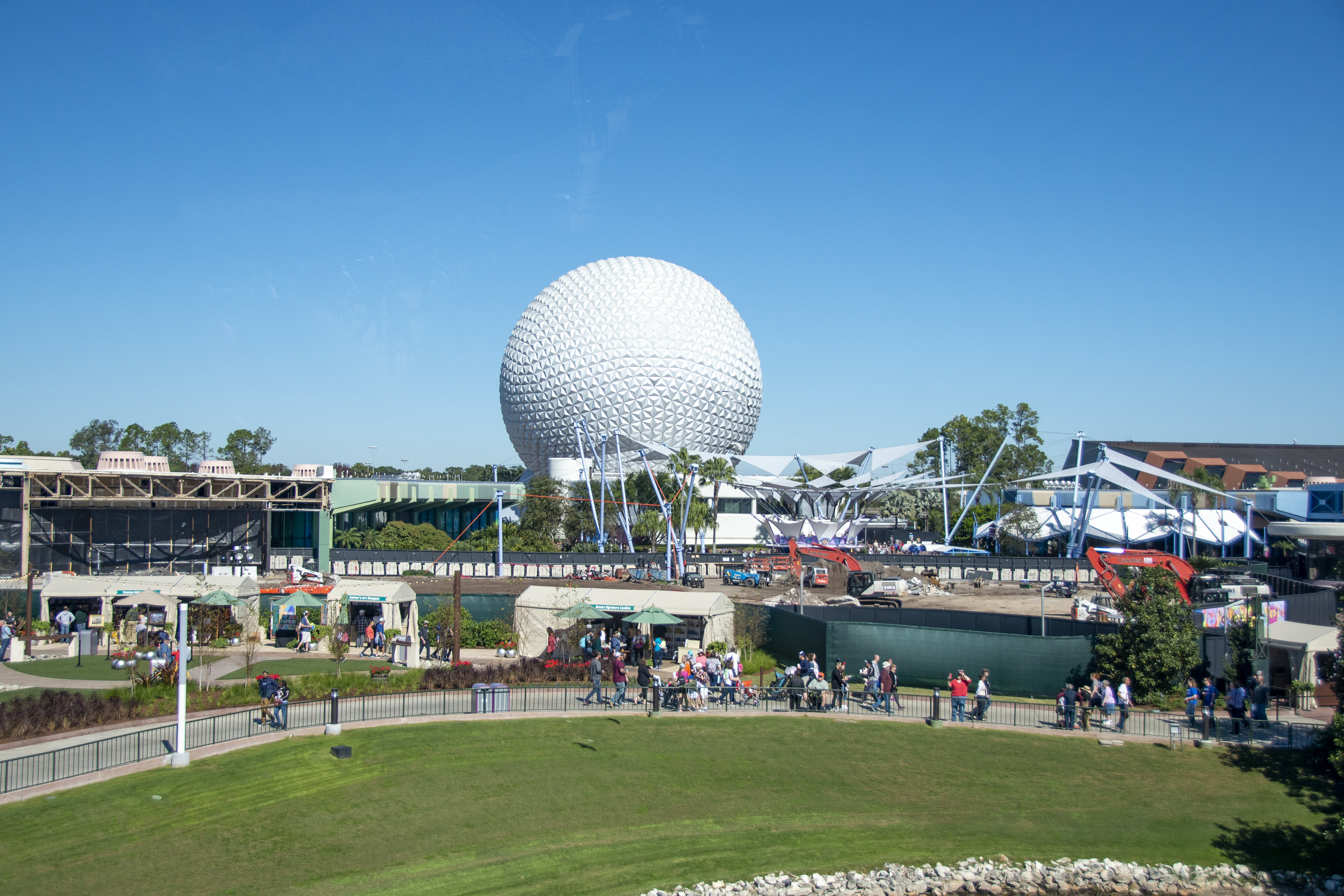 PHOTOS: Future World Construction Work Expands at EPCOT - WDW News Today