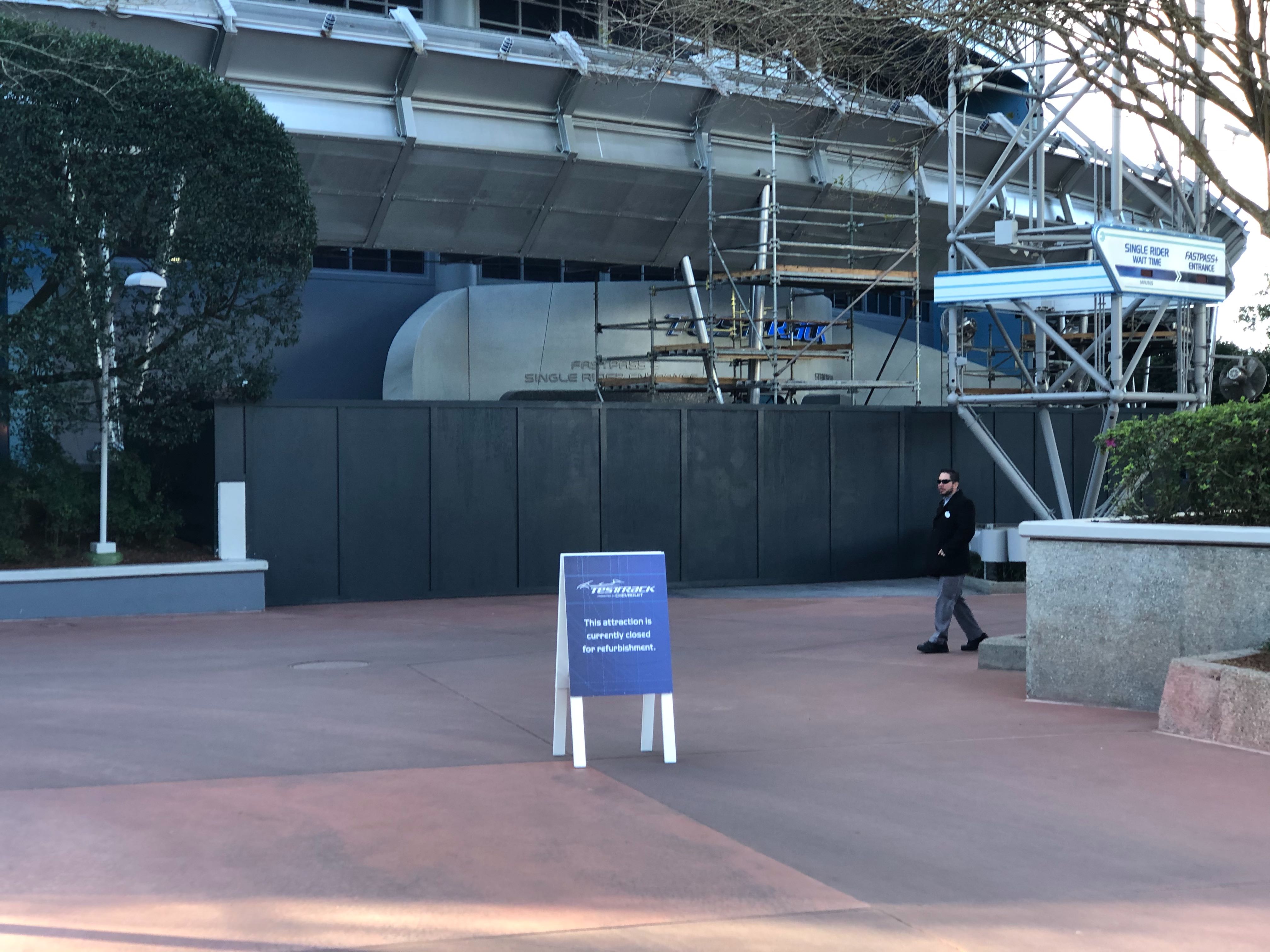 PHOTOS: More Construction Walls Installed Around Test Track as ...