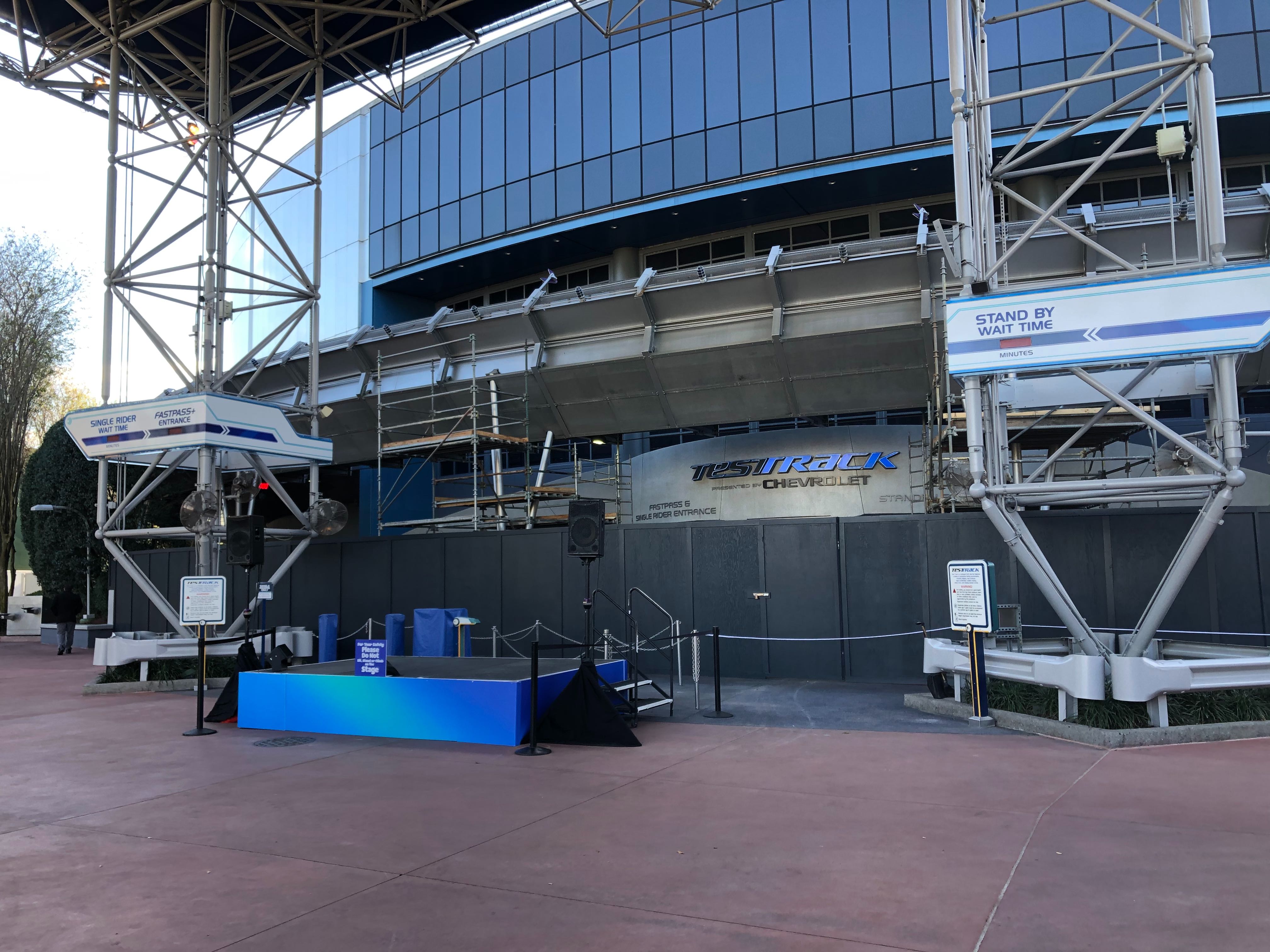 PHOTOS: More Construction Walls Installed Around Test Track as ...