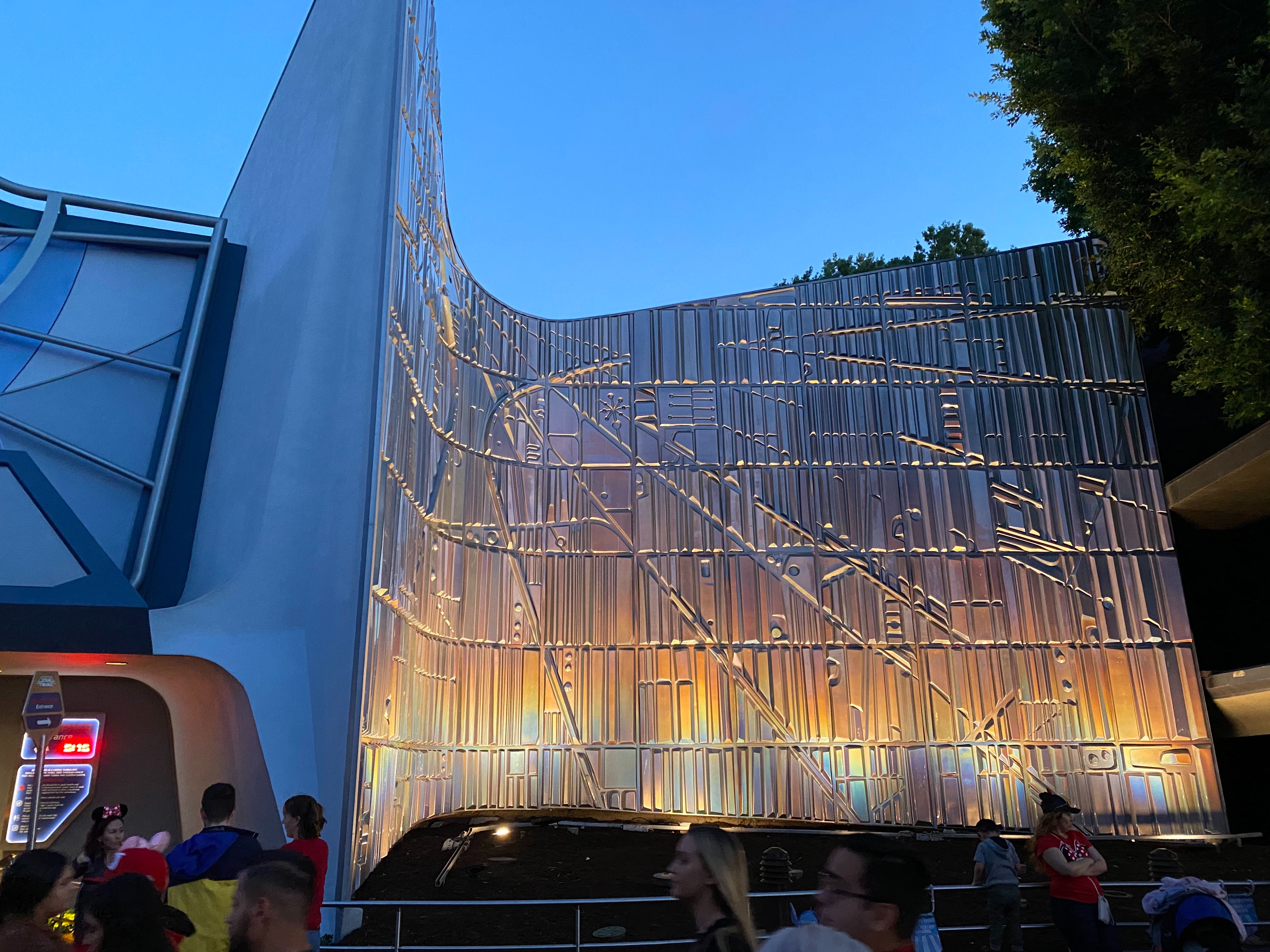 PHOTOS: Newly Refreshed Space-Age Inspired Tomorrowland Entrance Wall ...