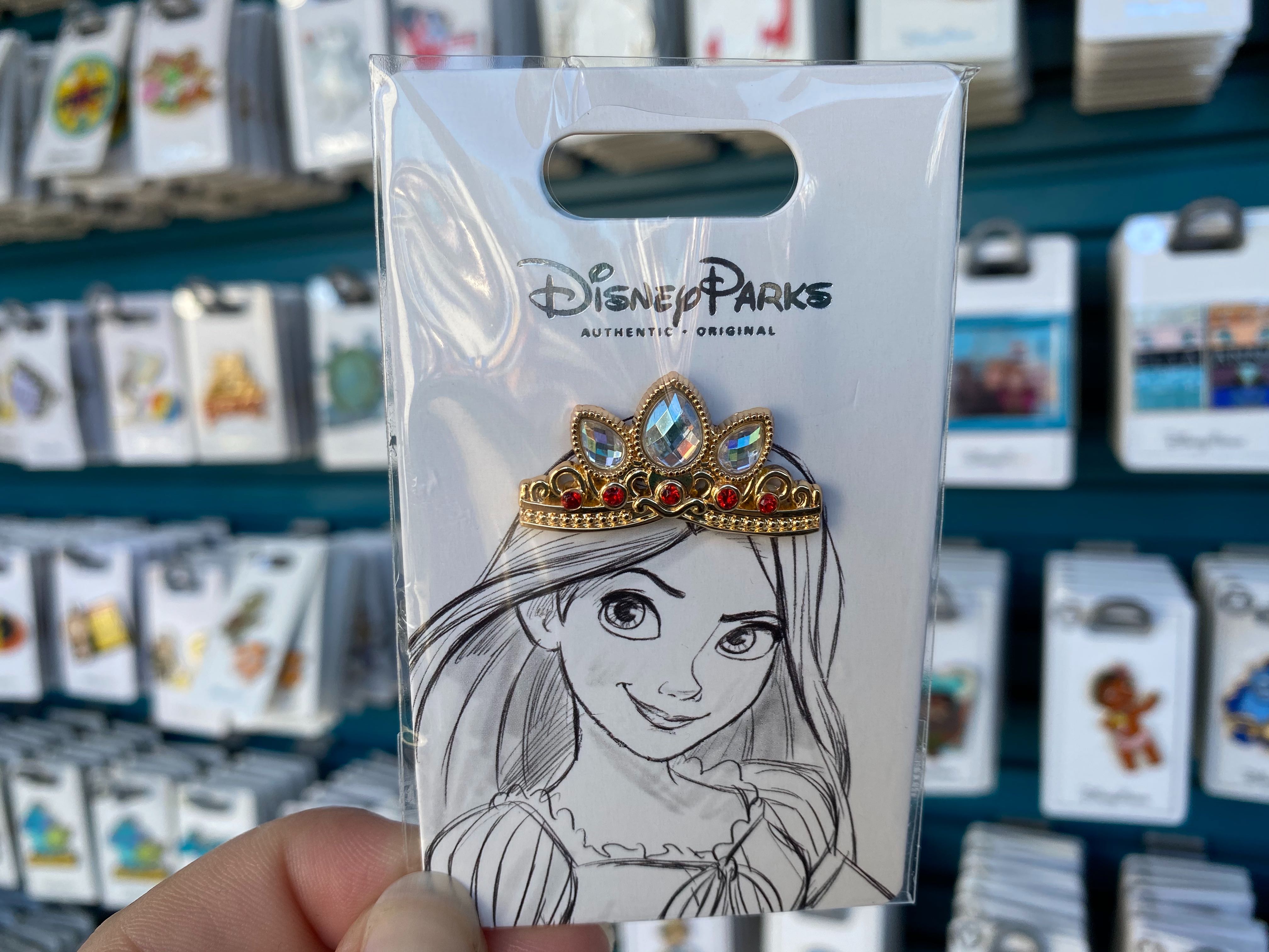 PHOTOS: New Ariel, Belle, and Rapunzel Disney Princess Tiara Pins ...