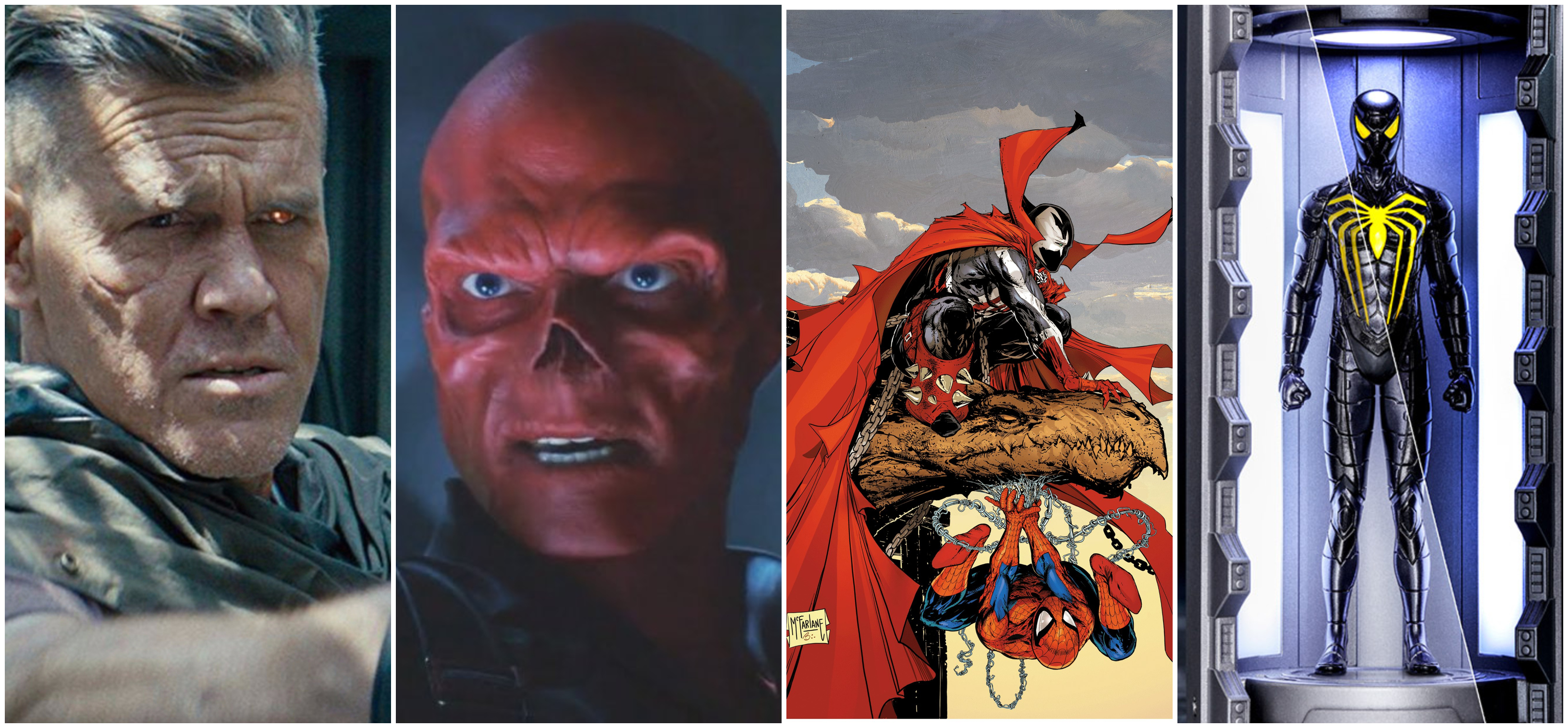 Marvel News Mash-Up (Josh Brolin as Cable, Red Skull, Spider-Man Meets ...